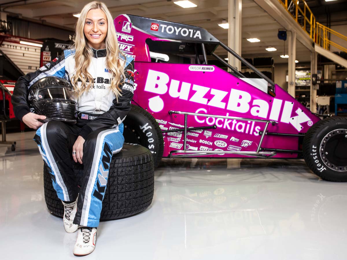 BuzzBallz Sponsors Female Midget Car Racer, Taylor Reimer - Buzzballz