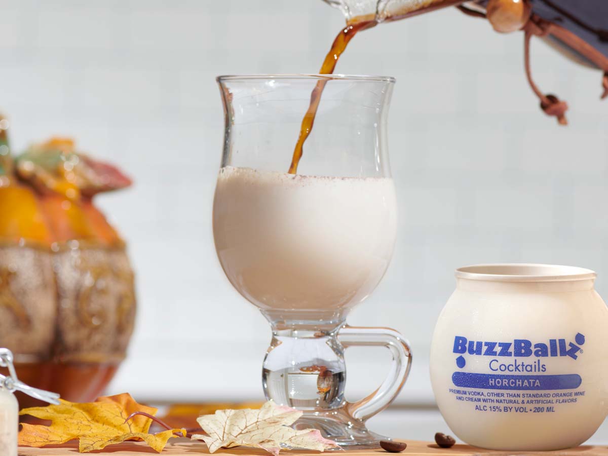 Fall Cocktail: Horchata Pumpkin Spice Latte - Buzzballz